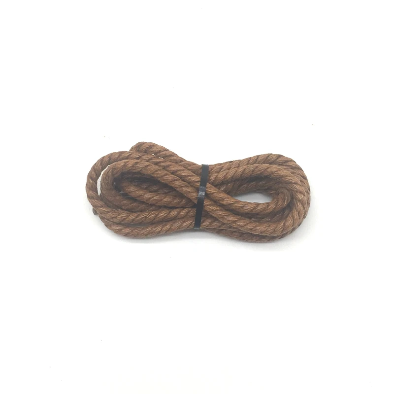1 пара shoelce Повседневное кожаные шнурки Вощеная круглая шнурки ...