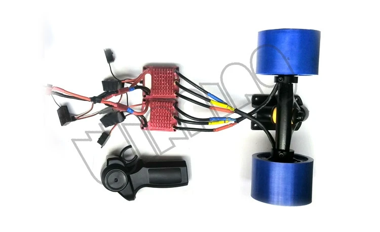 Electric Skateboard Dual Hub Motor Kit E board Brushless Hub Motor ...