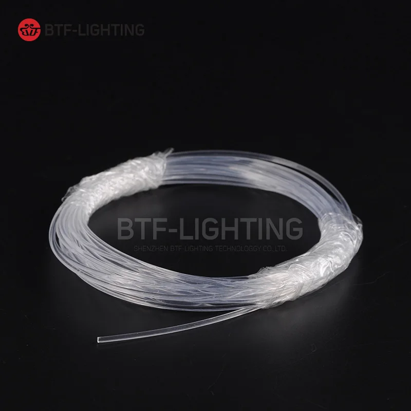 Wholesale 100m/roll 2.5mm Side Glow PMMA LED Fiber Optic Cable for Car ...