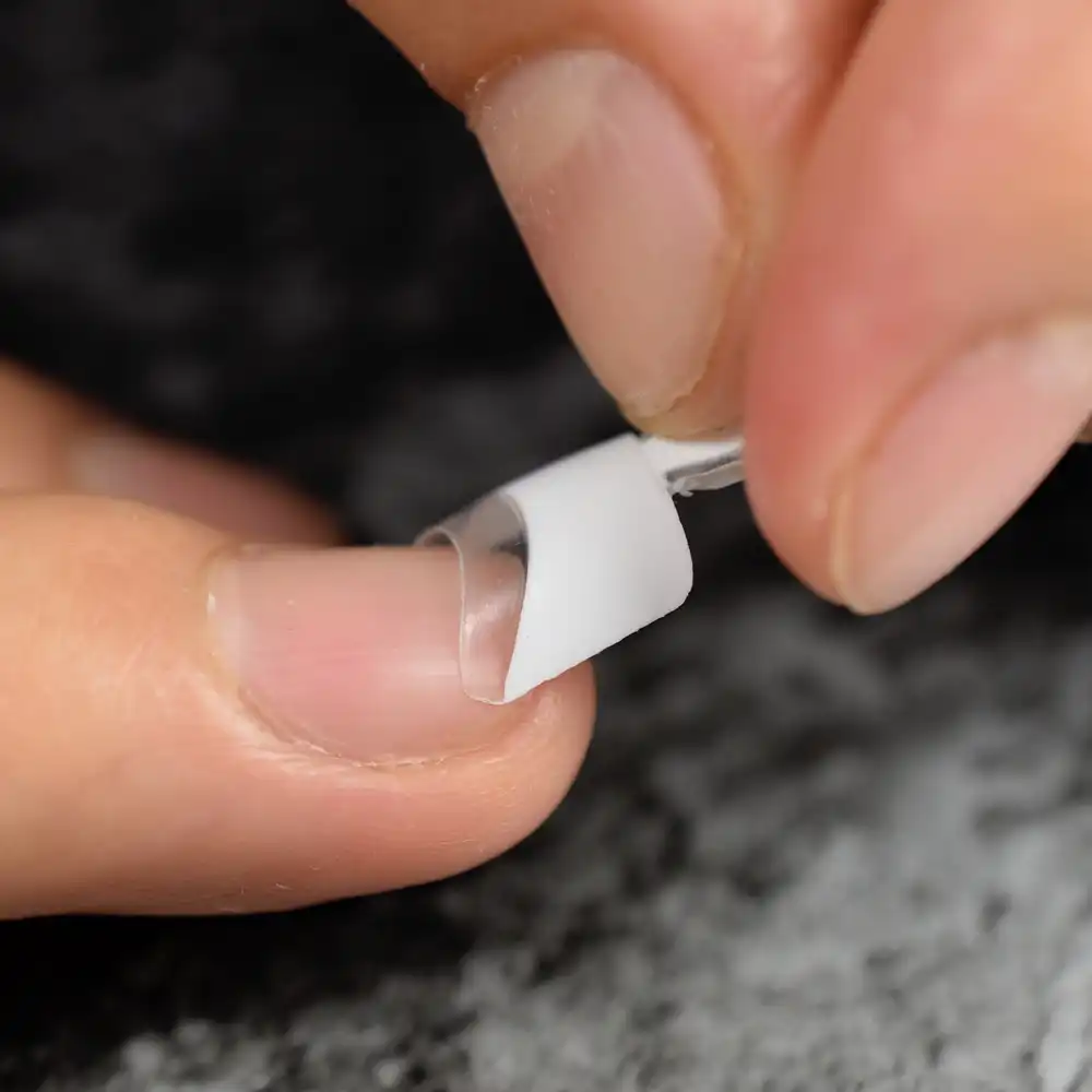 24pcs/kit 12 size White French Nail Tips Beautiful Easy Ladies Clear ...