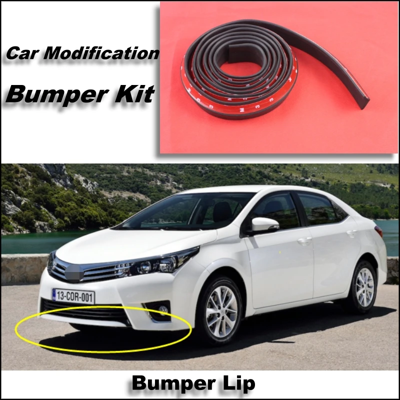 Bumper Lip For TOYOTA Corolla Car Front Spoiler Skirt / Bumper Kit ...