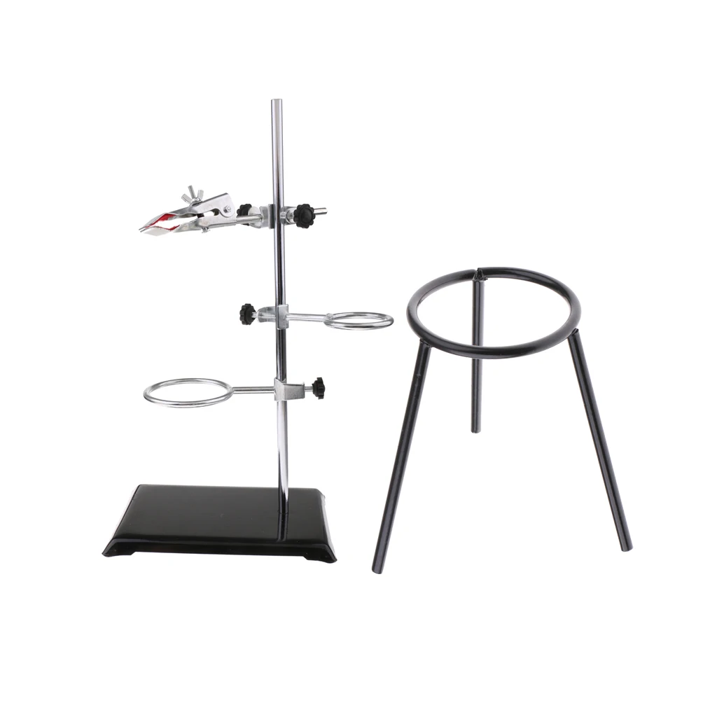 Oshhni Clamp Holder Tripod Stand Iron Chemistry Experiment Beaker ...