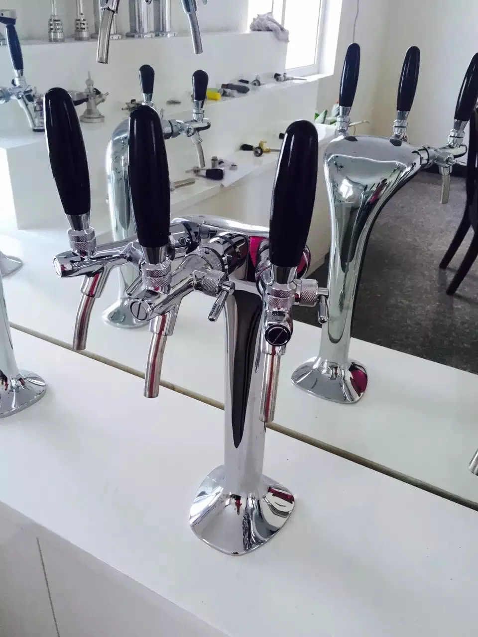 Triple-Faucet-Snake-Font-Cobra-Triple-Tap-Flooded-Font-Chrome-Plated ...