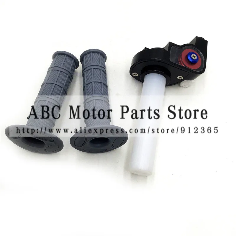 Handle Grips And Throttle Settle Twist Clamp Aluminum For Motorcycle ...