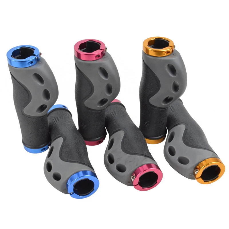 1 Pair Mountain Road Bicycle Handlebar Grips Ergonomic Rubber Bike ...