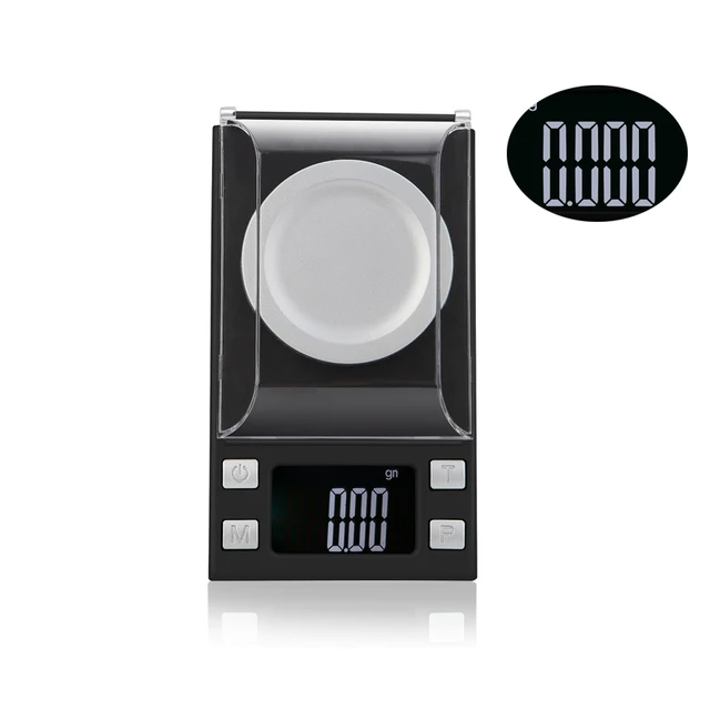 High Precision 0.001g 50g 100g Diamond Gold Silver Electronic Digital Jewelry Lab Scale | Sadoun.com
