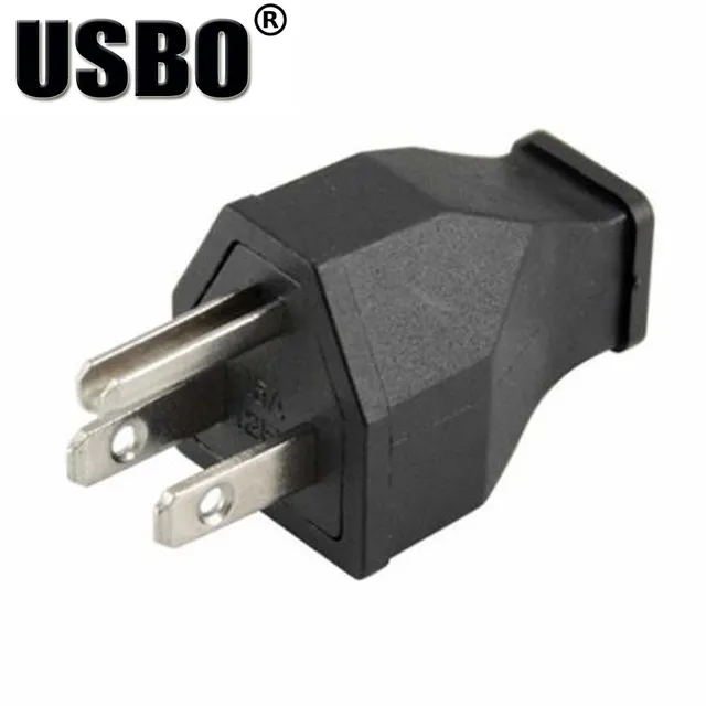 Black 15A 125V copper USA Canada Japan Assembled industrial power ...