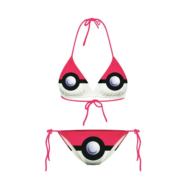 Pokemon Bra Sexy Swimsuit Swimwear 3d Print Lovely Carton Pokemon Bra Sexy Cute Girls Bikini