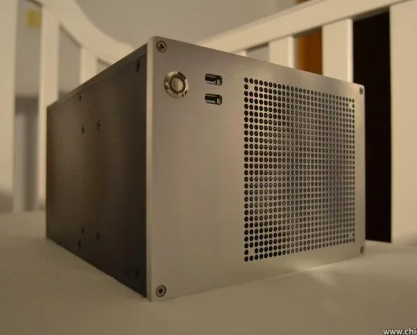 Loaded ITX Computer Case ATX power supply Model BZ06 aluminum HTPC ...