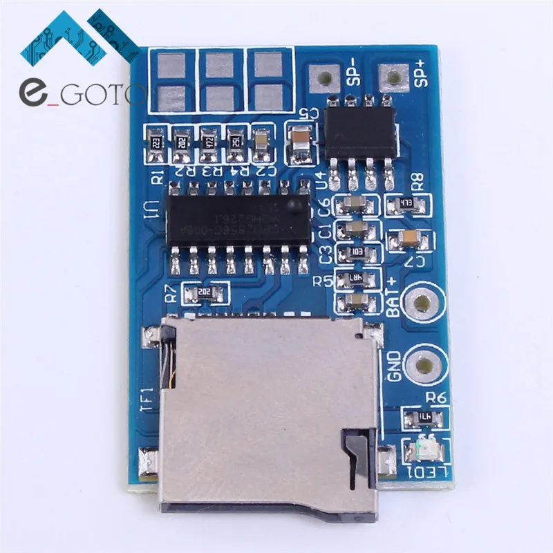 2W MP3 Decoder Board Amplifier Decoding Module Mono Audio Decode Board ...