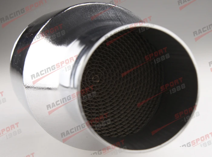 Universal 200 Cell High Flow Metallic-core Race Catalytic Converter 2.5 ...