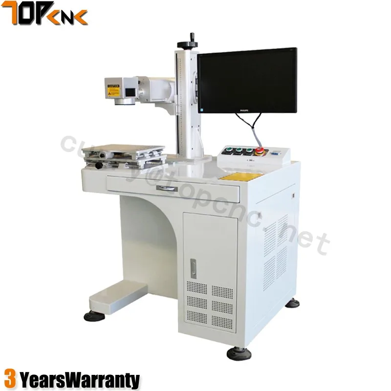 Deep engraving 30w 50w 100w portable desktop fiber laser marking ...