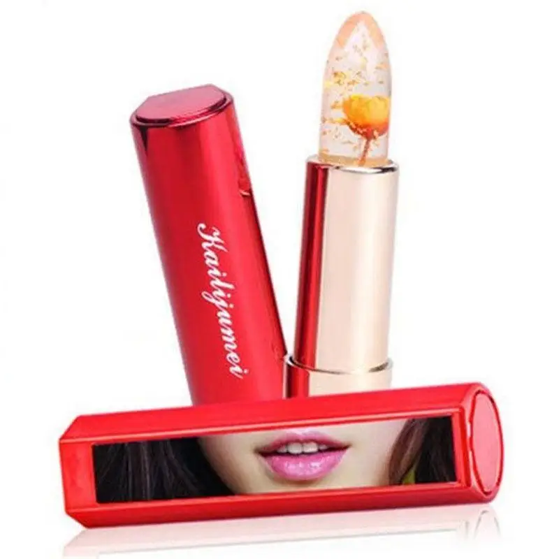 Цветочная Желейная помада, Волшебная температура, меняющая цвет, губная ...