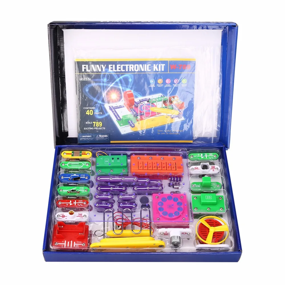 Aliexpress.com : Buy W 789 Electronics Discovery Kit DIY Blocks Funny ...