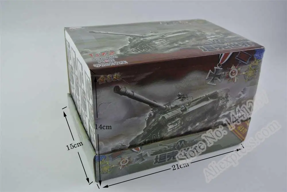 8pcs 1:72 4D Plastic Assemble Tank 1st Generation World War II Model ...