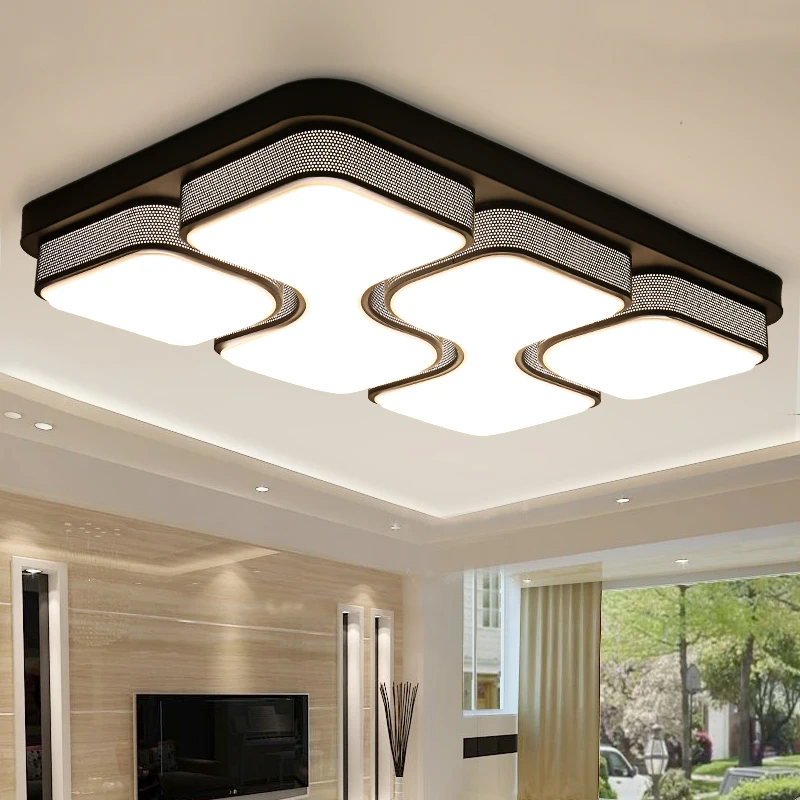 Nowoczesne lampy sufitowe led dla salon przedpokój oświetlenie sypialni ...