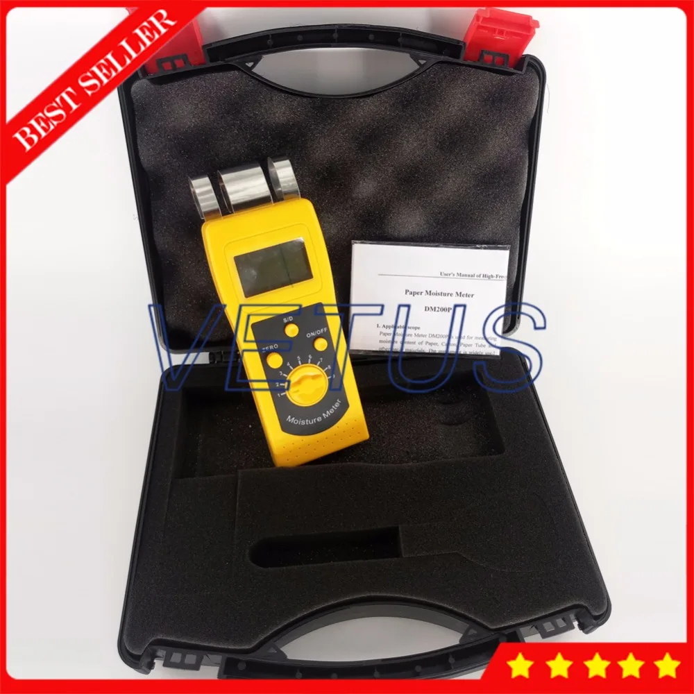 DM200P Paper Moisture Content Measuring Instrument Paper Moisture Meter ...