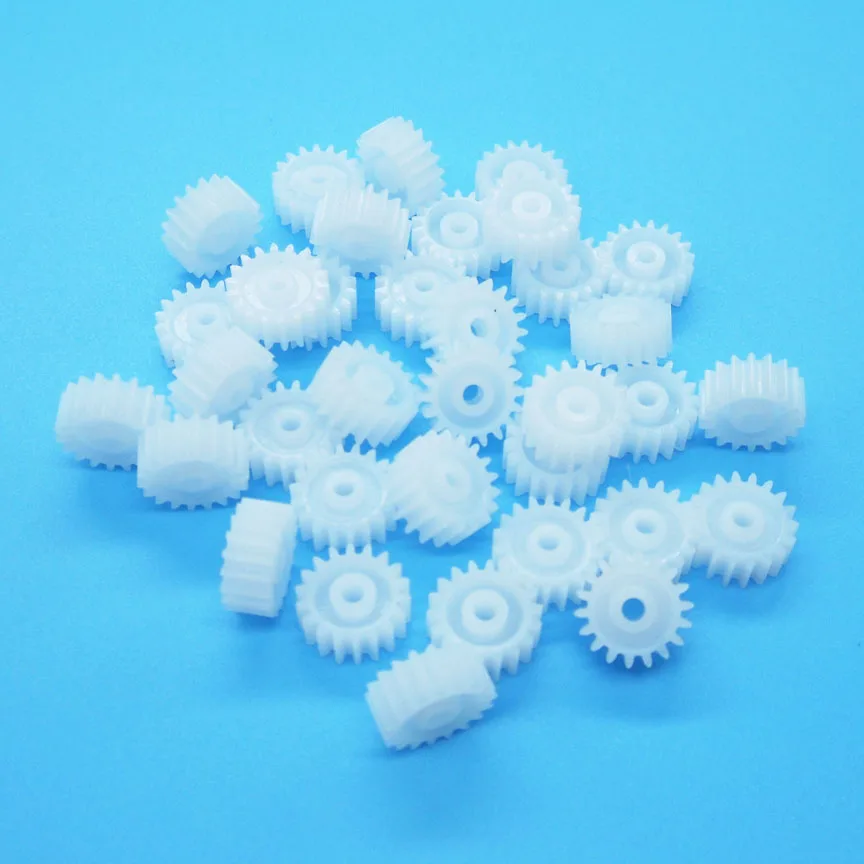 182A 0.5M Plastic Gears 18 Teeth Tight for 2mm Shaft Motor Fittings ...