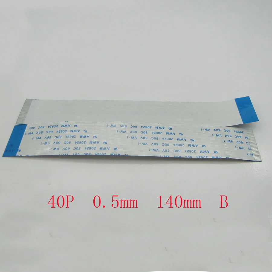 5-100pcs New Ffc Fpc 40pin Flat Flexible Cable 0.5mm Pitch Forward ...