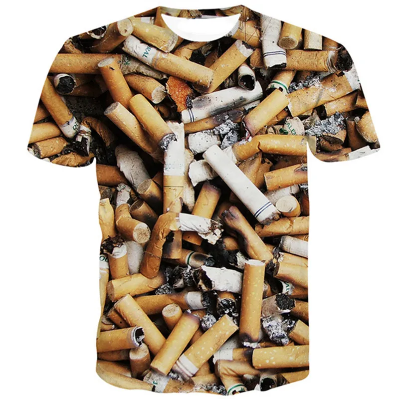 Camiseta-con-estampado-de-bol-grafo-en-3D-para-hombre-ropa-divertida-de ...