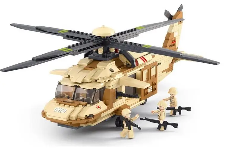 Military air force helicopter UH 60 Black Hawk Building Blocks ...