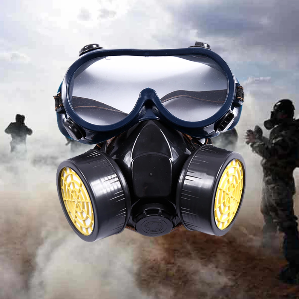 Filtration Active Carbon Dust Gas Mask Adult Face Respirator Painting ...