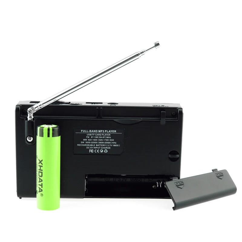 Купить xhdata д-38 с FM-стерео/MW/коротковолновый/MP3-плеер экран/ДСП ...