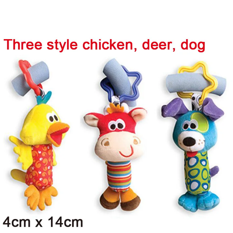 2015 Baby Toys playgro 3pcs/lot Tinkle Trio Hand Bell Multifunctional ...