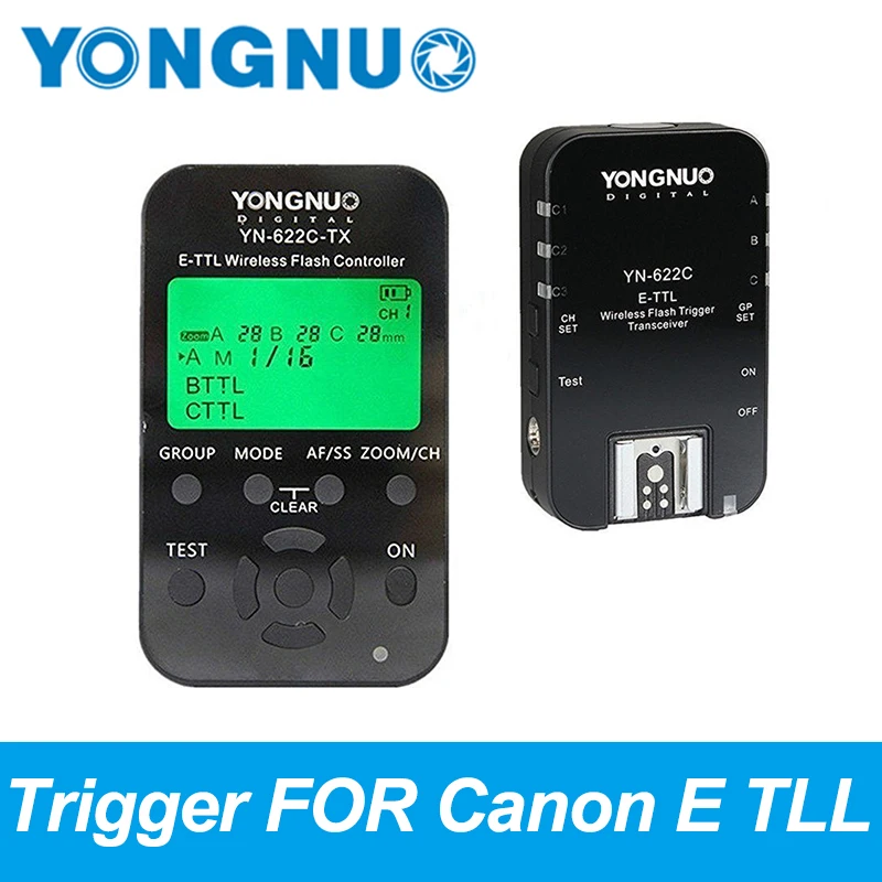 Yongnuo YN 622C TX+ Wireless flash trigger YN 622C yn622c kit for Canon ...