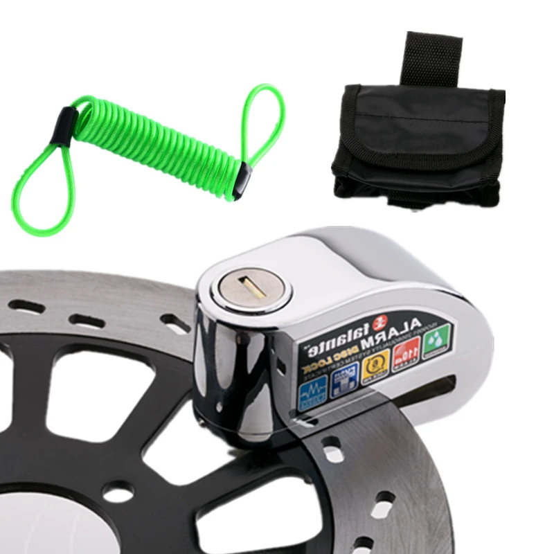 Motorcycle Moto Scooter Bicycle Disc Brake Lock Security Anti-theft ...