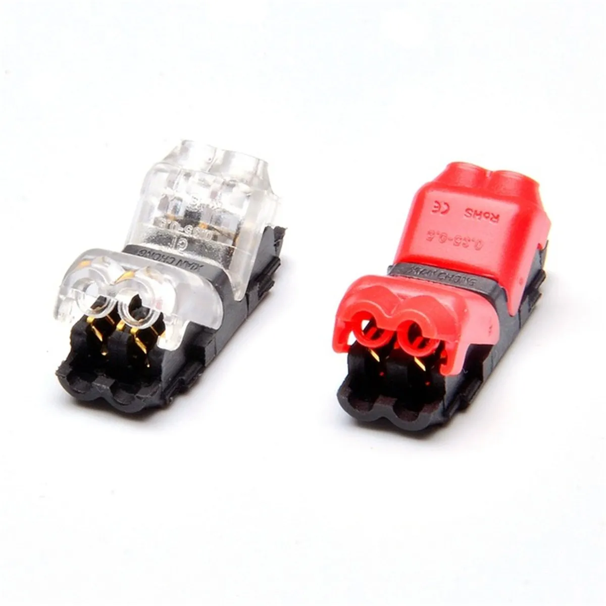 5pcs 2 Pins Quick Splice Wire Wiring Electrical Connector for 22 20 AWG ... 5pcs 2 Pins Quick Splice Wire Wiring Electrical Connector for 22 20 AWG ...