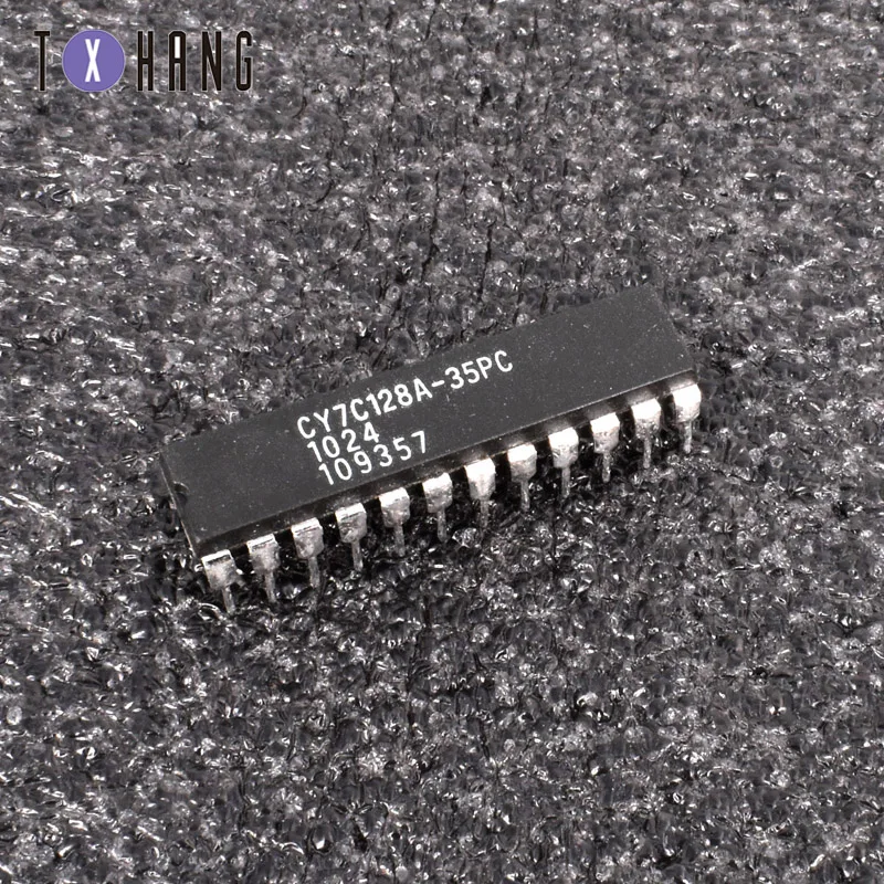 1 piezas/5 piezas CY7C128A 35PC 24 pines CY7C128 2K x 8 RAM estática IC ...