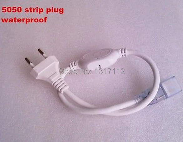 High Quality 110V&220V LED strip plug 5050 led strip smd led waterproof ...