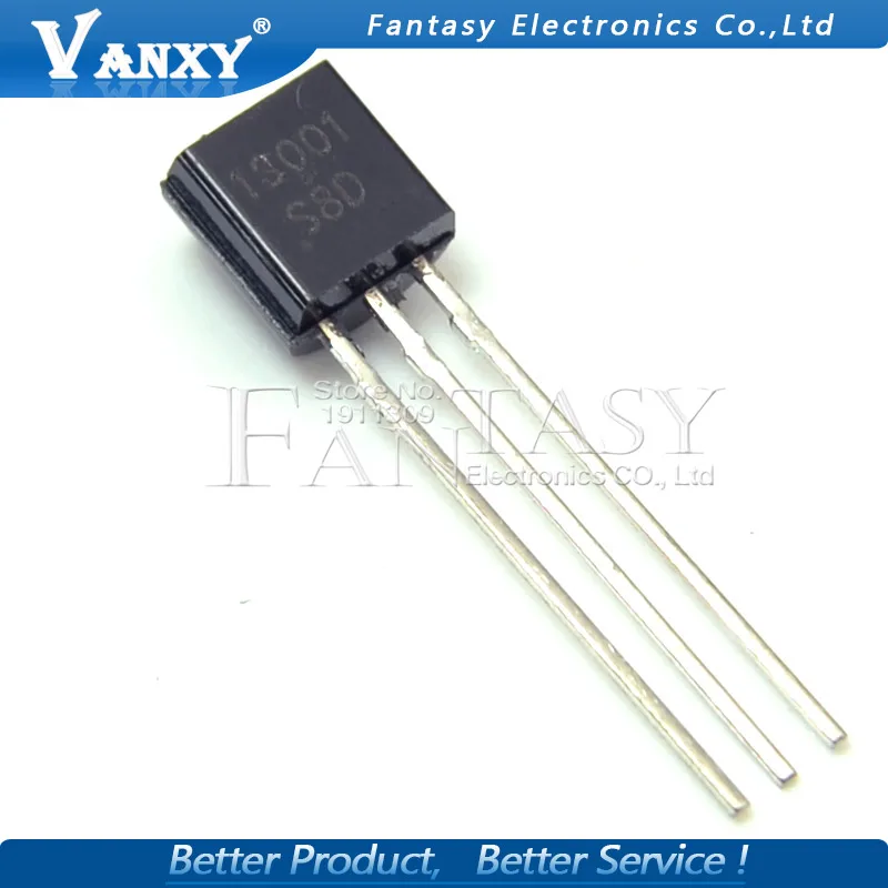 100PCS MJE13001 TO-92 13001 TO92 E13001 new triode transistor - buy at ...