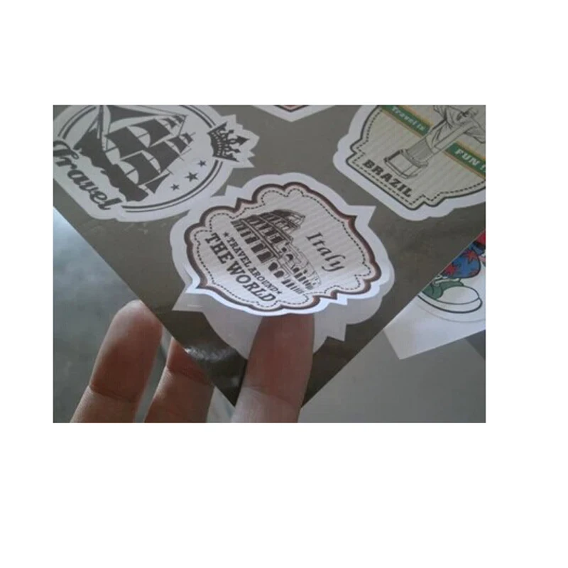 Custom adhesive glass bottle sticker, adhesive logo stickers for glass ...