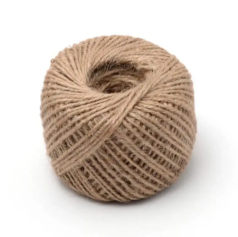 1.5 2 2mm de diâmetro fio de cânhamo juta cabo 100 m por pacote cor ...