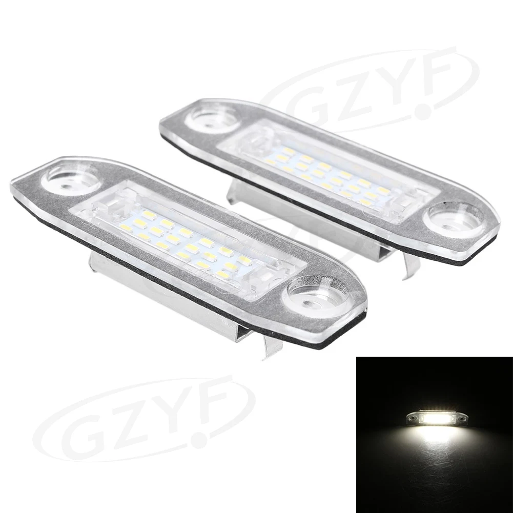 For Volvo C30 S40 6500k Car Smd Led Number License Plate Light Lamp Ice ...