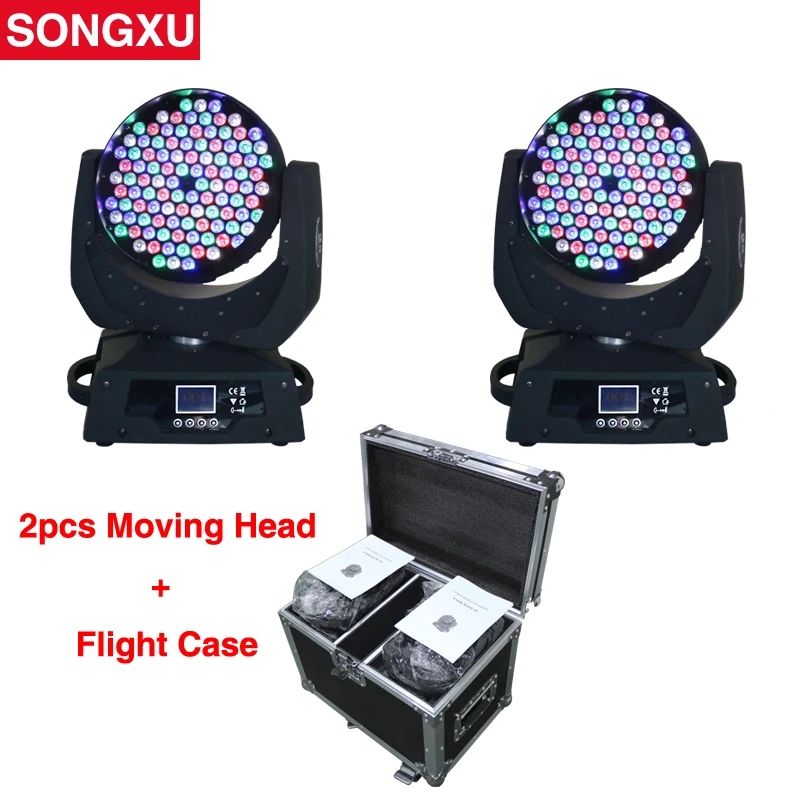 Songxu Flight Case 2in1 108x3w Rgbw Led Wash Moving Head Light Led ...