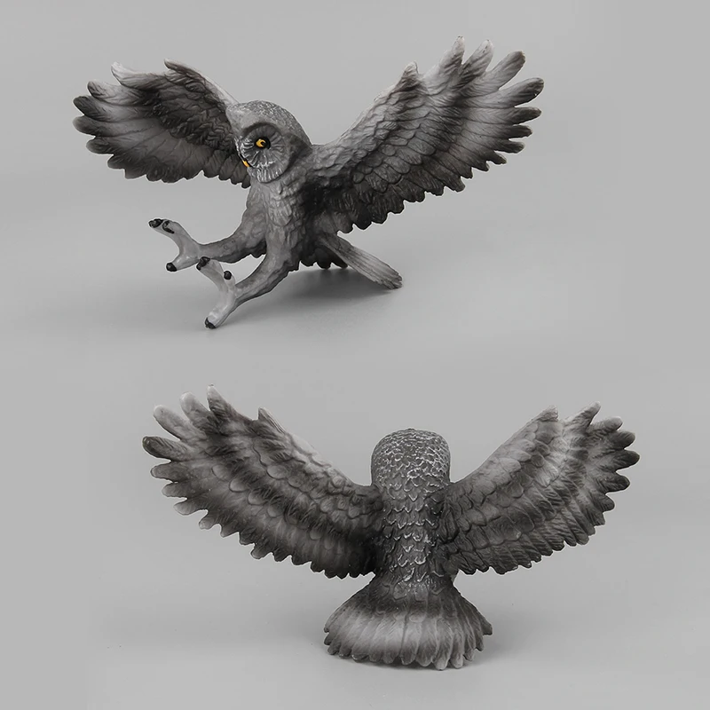 Owl And Eagle With different Forms PVC Plastic Flying Animal Model ...