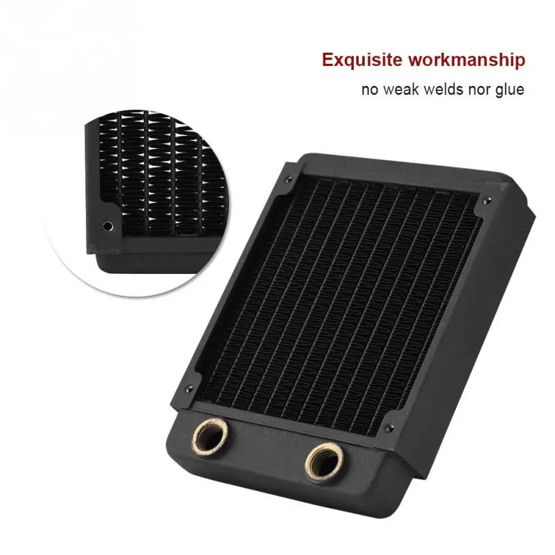 Copper Radiator Heat Sink Computer Water Cooling Liquid Heat Exchanger ...