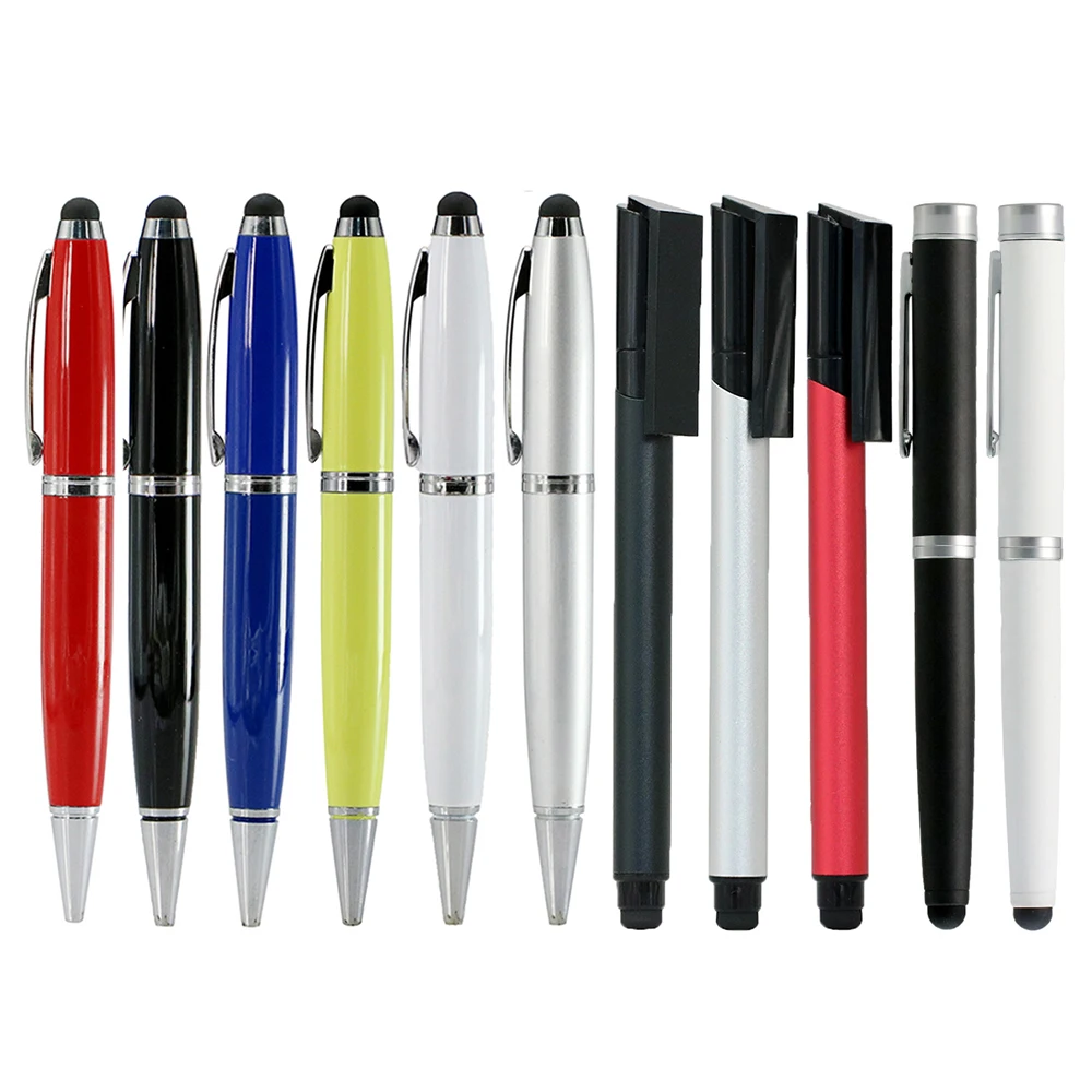 Discount Up to 50% Custom Logo Capacitance Ballpoint Pen 8GB 16GB 32GB ...