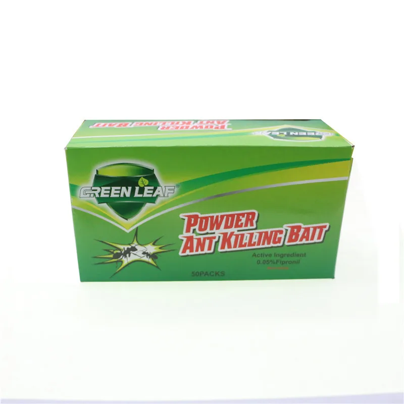 25 Packs/lot Green Leaf Powder Ant Killing Bait Medicine Insecticide ...