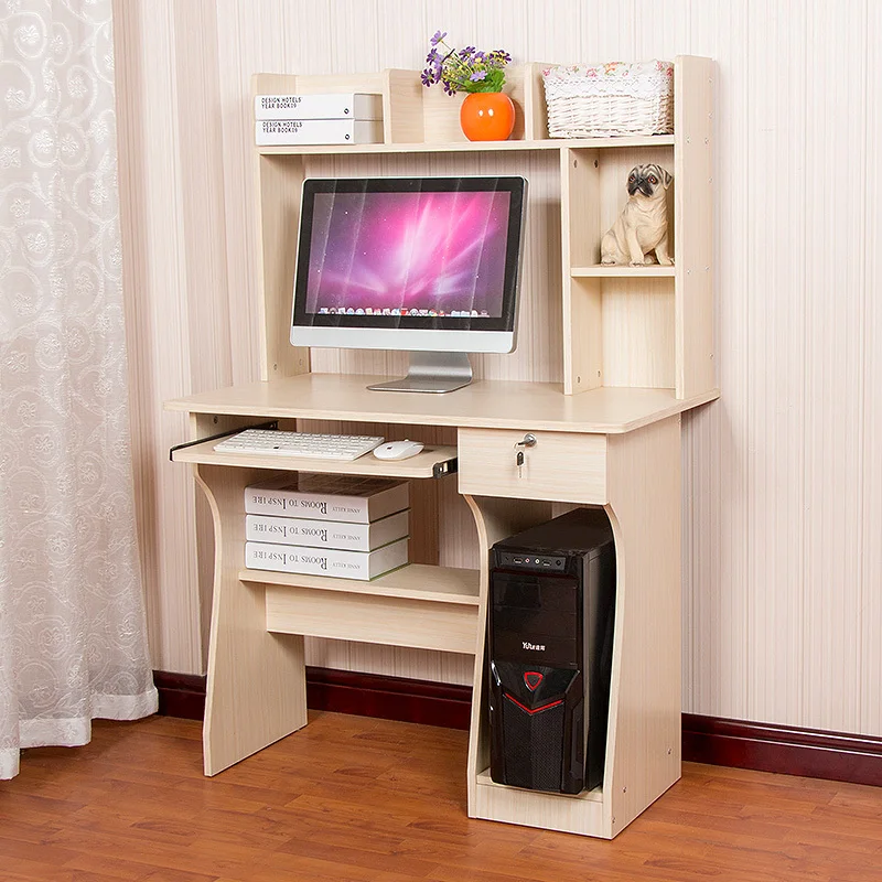 Man Patriarch Cheap stylish computer desk with bookcase desktop ...