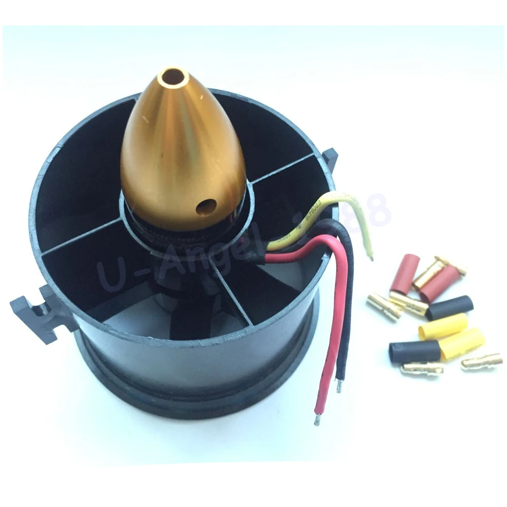 70mm Duct Fan + 3000KV Brushless Motor for lipo RC Jet+Free shipping ...