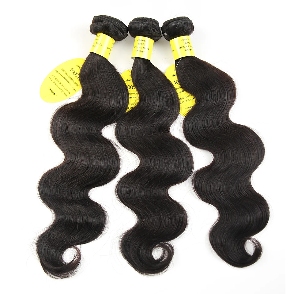 30 32 Inch Brazilian Hair Weave Bundles 100% Human Hair Bundles Remy 3 ...