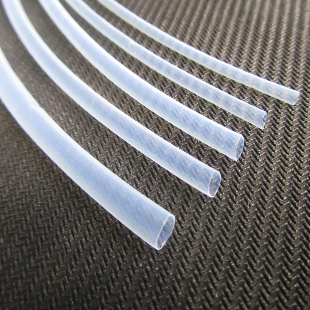 1M 600V 1mm 2mm 3mm 4mm Diameter 1.7:1 Ratio Clear Transparent ...