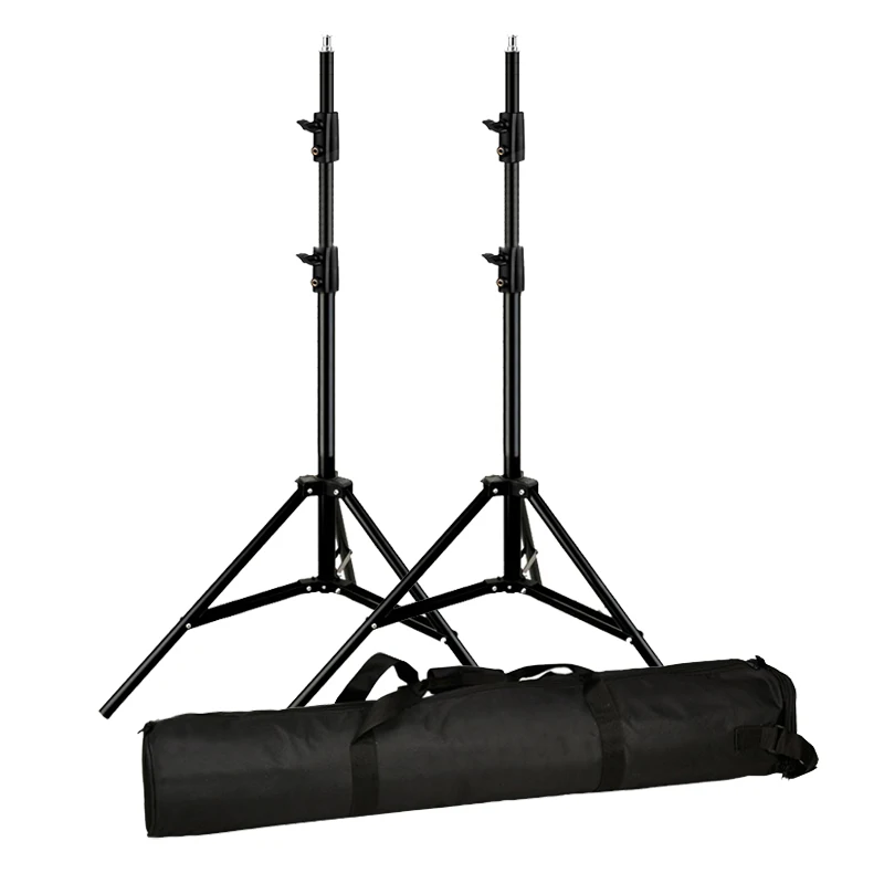 2x 2.8m / 9.2ft Studio Heavy Duty Light Stand + Carrying Bag Set 280cm ...