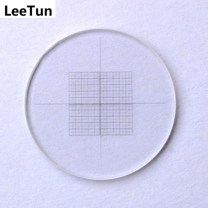 LeeTun DIV 0.05 mm Eyepiece Micrometer for Microscope Ocular Reticle ...