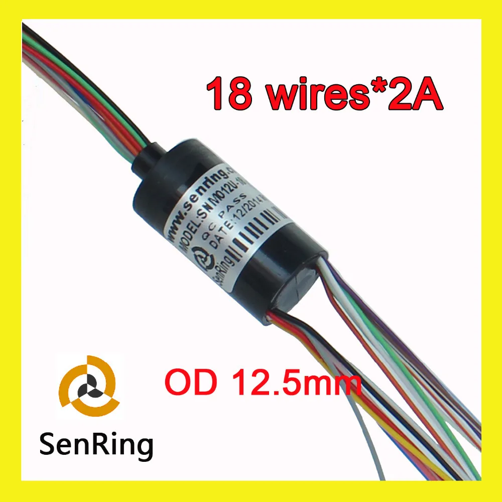 18-wires-signal-2A-Capsule-Slip-ring-without-flange-OD-12-5mm-for-CCTV ...