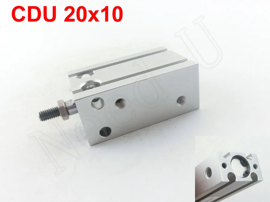 Double Acting Single Rod CDU 20x10 Air Pneumatic Cylinder|pneumatic ...